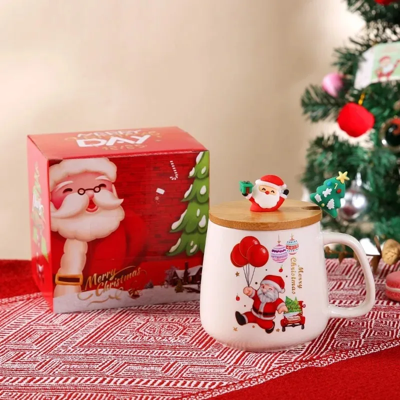 Creative Santa cup cute high value ceramic mug water cup Christmas ...