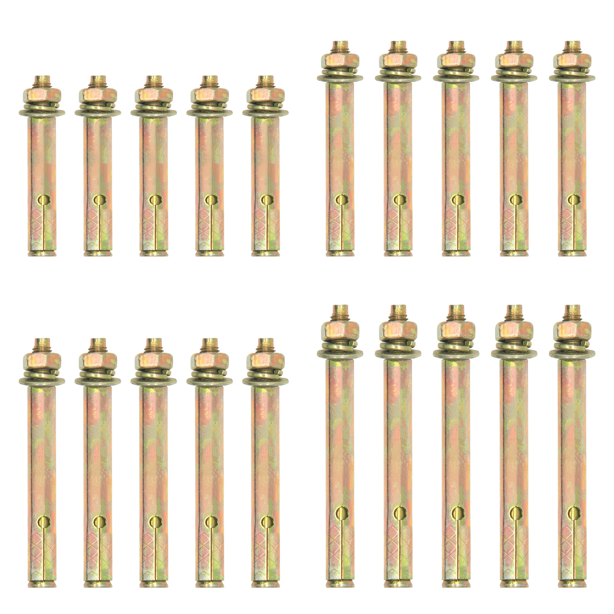 20PCS-Expansion-Screw-Expansion-Bolt-Anchor-Sleeve-Concrete-Anchor ...