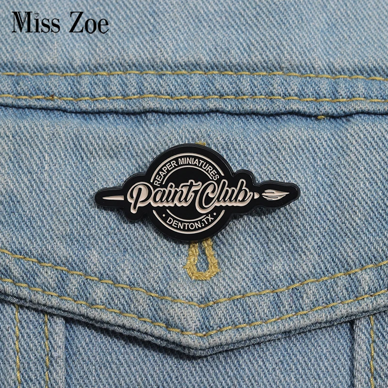 Reaper-Paint-Club-Enamel-Pins-Custom-Brush-Painting-Brooches-Lapel ...