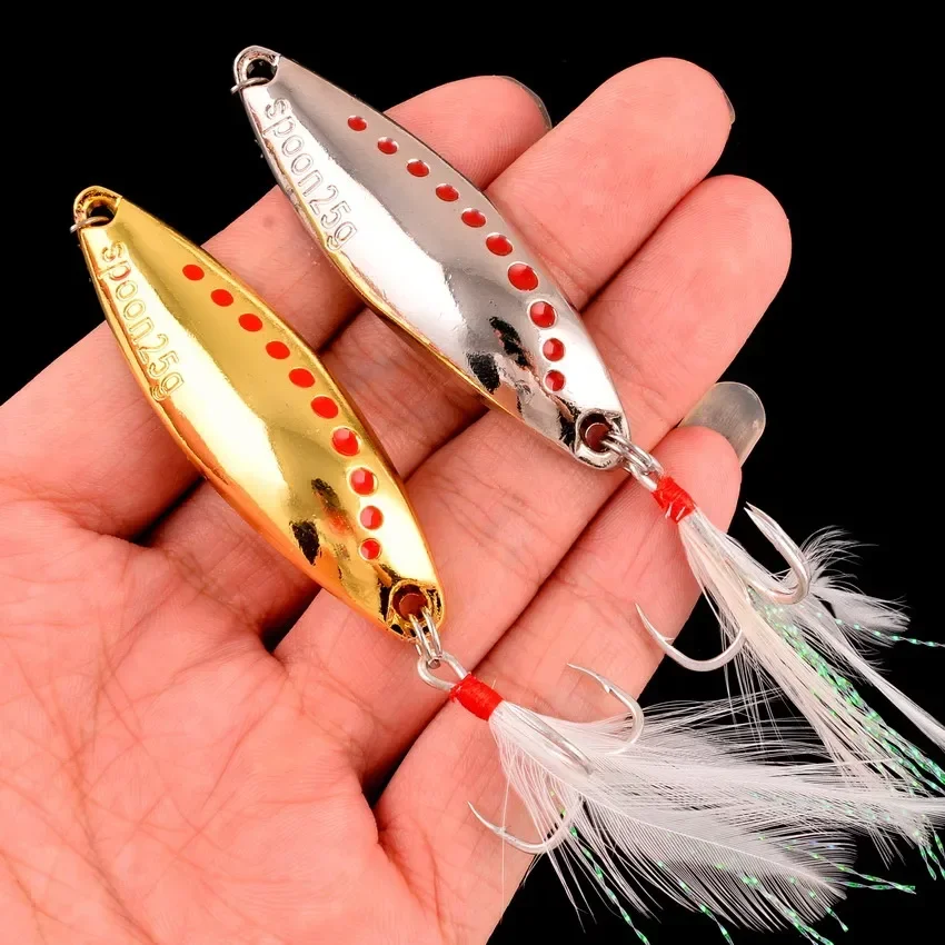 1Pcs-2-5g-30g-Metal-Vib-Leech-Spinners-Spoon-Lures-Artificial-Bait-with ...