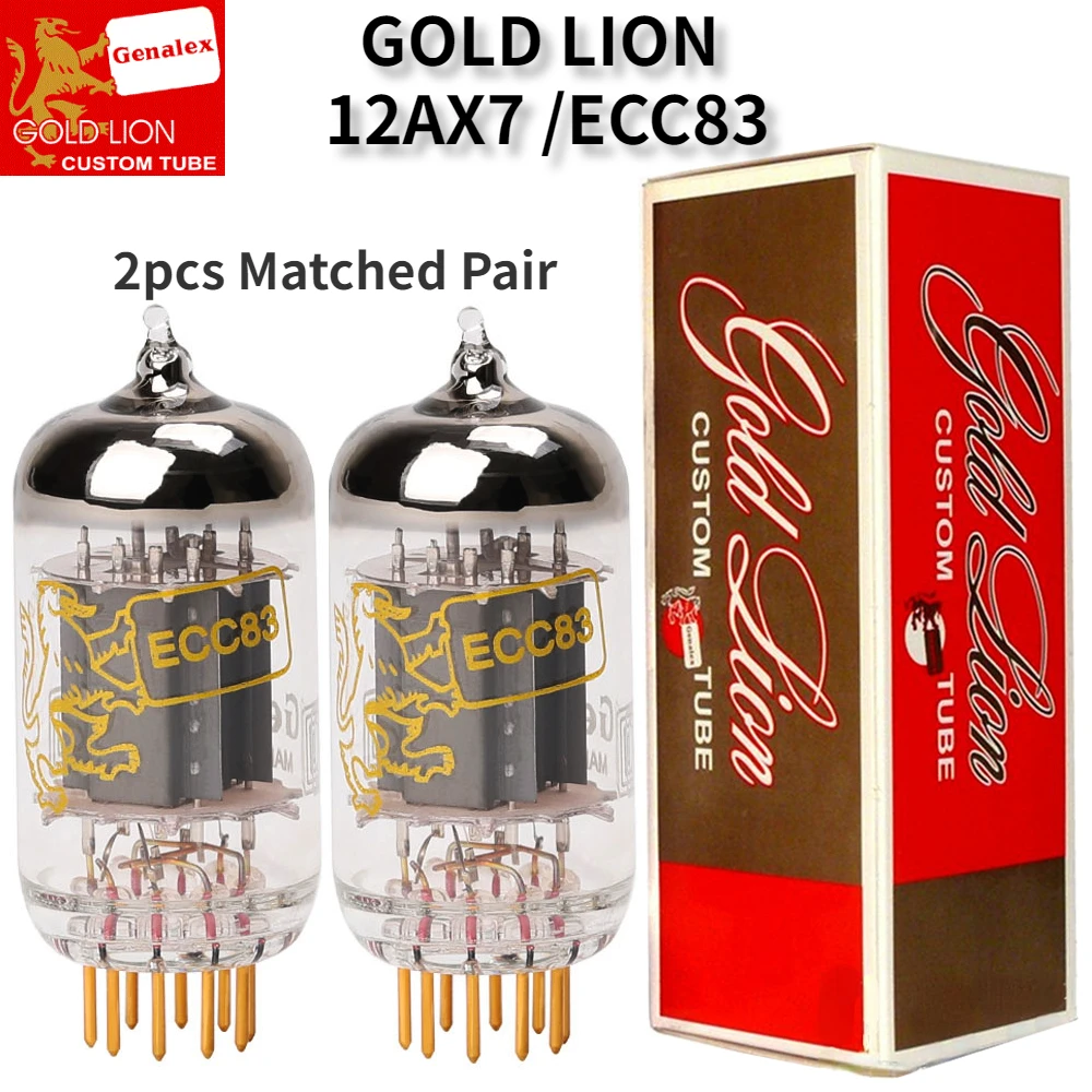 골드 라이온 진공관 하이파이 오디오 앰프 키트, DIY 프리 앰프, 쿼드 매칭, ECC83 12AX7 ECC82 12AU7 ECC81 12AT7 튜브 앰프 ...
