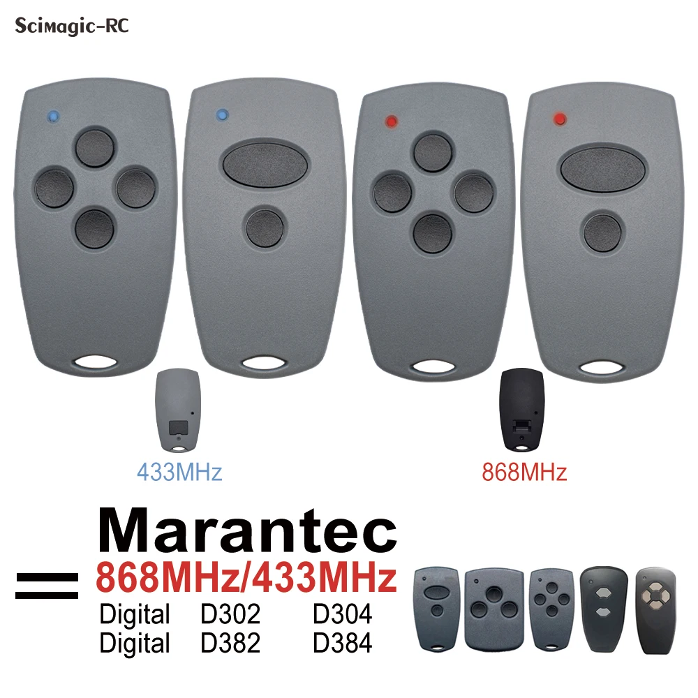 Remote-control-for-Marantec-433-92MHz-868MHz-Garage-Gate-Digital-302 ...