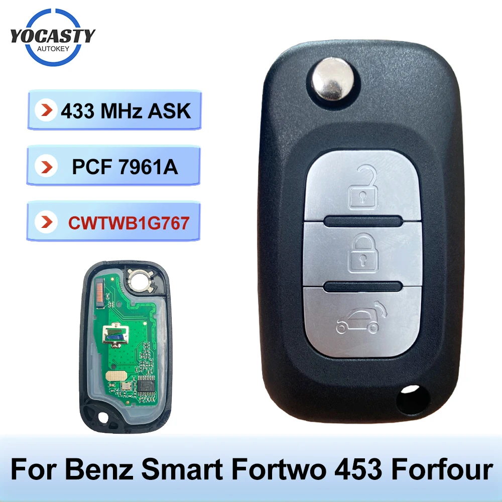 YOCASTY For Benz Smart Fortwo 453 Forfour 2015-2017 CWTWB1G767 TWB1G767 ...