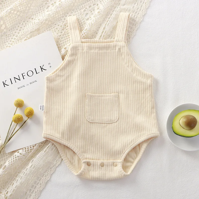 Knitted stripe Baby Romper Newborn Baby Girl Boy Summer Clothes Baby ...