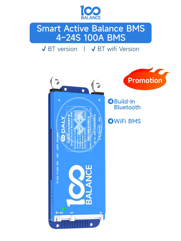 Lifepo4-BMS-inteligente-dispositivo-con-Wifi-bluetooth-RS485-8s-10S-13S-16S-20S-24S-100A ...