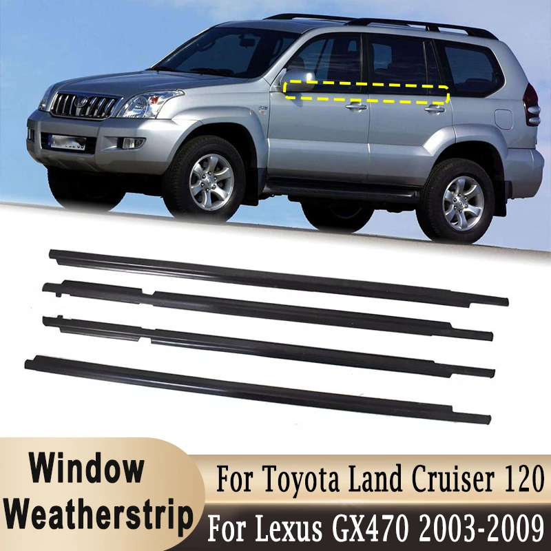 75722 - 60080 Window Weatherstrips Side Door Moulding Trim Seal For ...