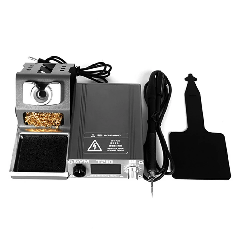 GVM T210 75W LED Digital Soldering Station Iron Kit Adjustable Welding Tool Electric For Phone ...