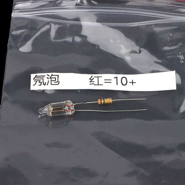 10Pcs Neon Light Bulbs 6*13mm Standard Mini Neon Light Sign Indicator ...