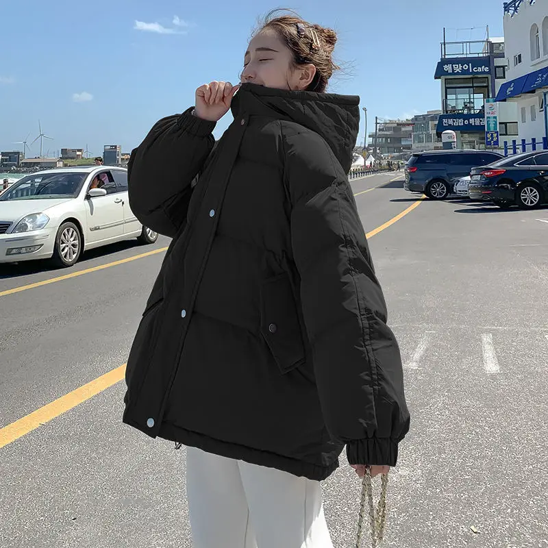 Korean-Style-Winter-Women-Down-Jacket-Oversize-Loose-Hooded-Female ...