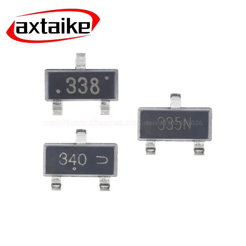 100PCS-FDN340-FDN340P-340-FDN335-FDN335N-335N-FDN338-FDN338P-338-SOT-23 ...