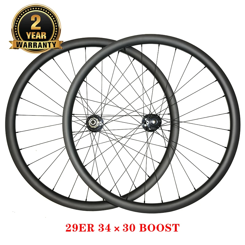 29er-MTB-XC-Carbon-Bike-BOOST-Wheels-34mm-Wide-Disc-Tubeless-Clincher ...