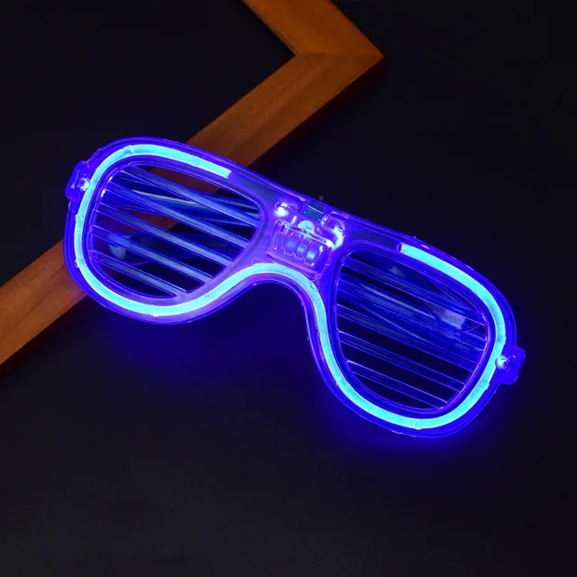 Led Glasses Neon Party Flashing Glasses Luminous Light Glasses Bar ...