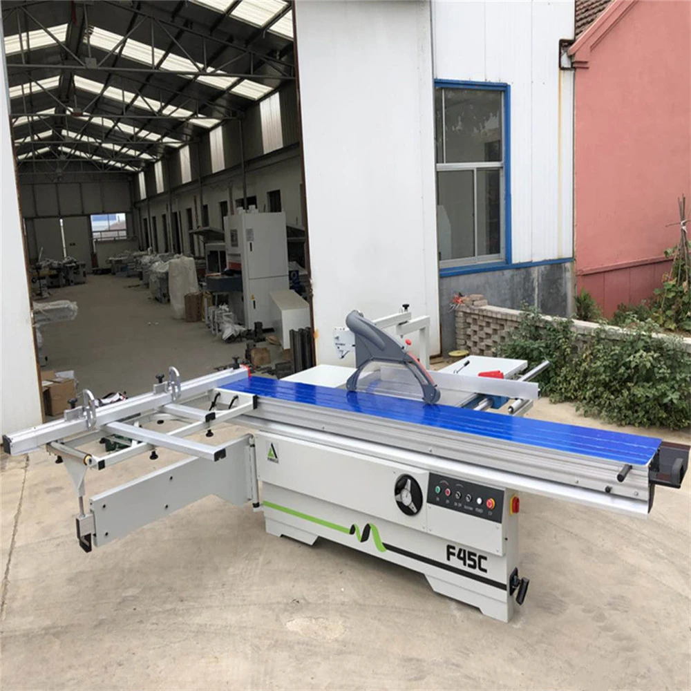 45 90 degree high quality woodworking sliding table panel saw machine ...