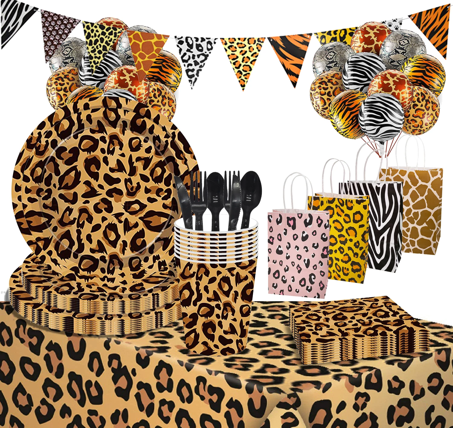 Cheetah Print Baby Shower Theme