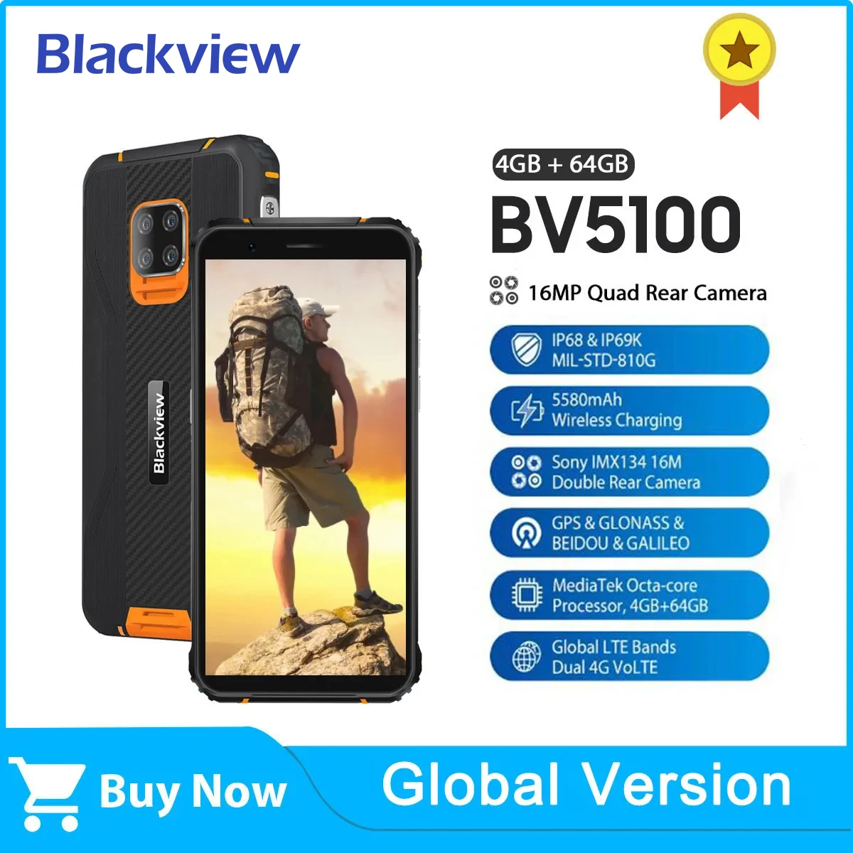 Blackview-Smartphone-BV5100-t-l-phone-portable-robuste-et-d-bloqu-4-Go ...