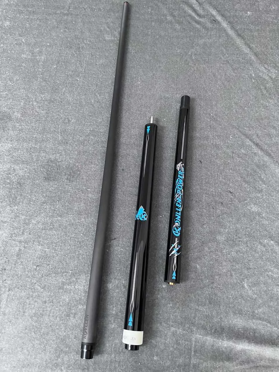 KONLLEN-Break-Cue-Carbon-3-Pieces-Punch-Jump-Cue-13mm-Uniloc-Joint ...