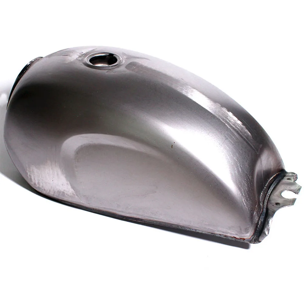 9L-Universal-Motorcycle-Gas-Fuel-Tank-Oil-Box-Raw-Bare-Metal-Cafe-Racer ...