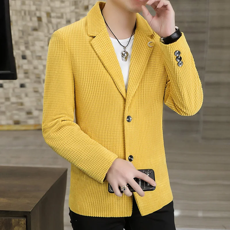 Yellow Blazer Men