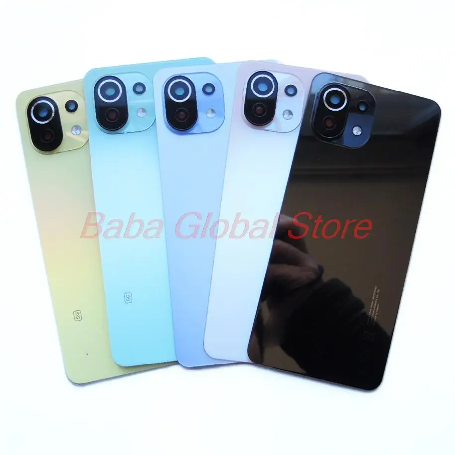 New-For-Xiaomi-Mi-11-Lite-5G-NE-Rear-Back-Cover-With-Camera-Glass-Lens ...