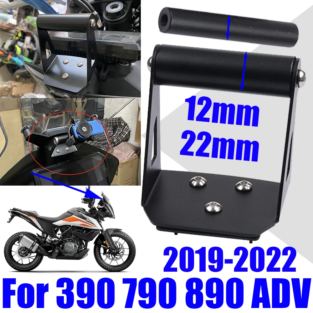 Motorcycle-Smart-Phone-Stand-Holder-GPS-Navigation-Plate-Bracket-For ...