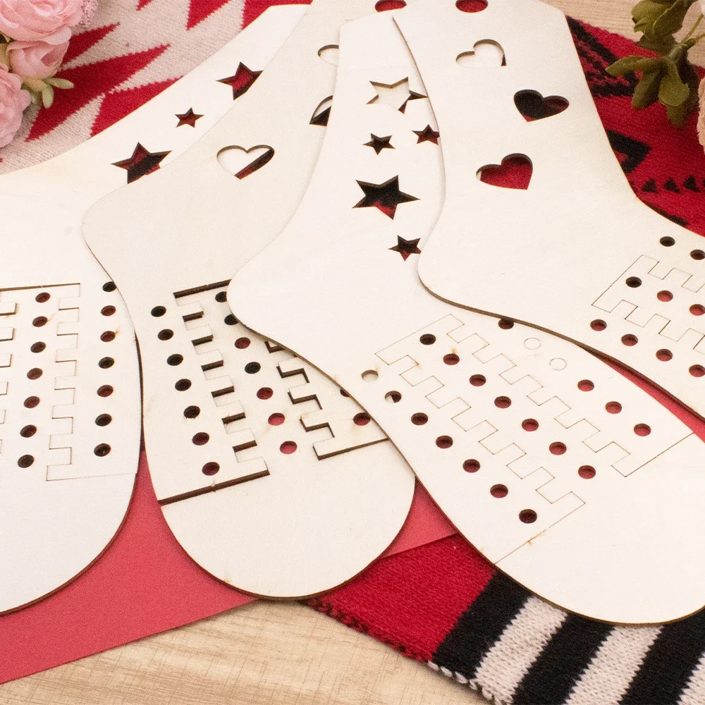 2pcs-set-Natural-Wood-Sock-Blockers-Adjustable-Sizes-Handmade-DIY ...