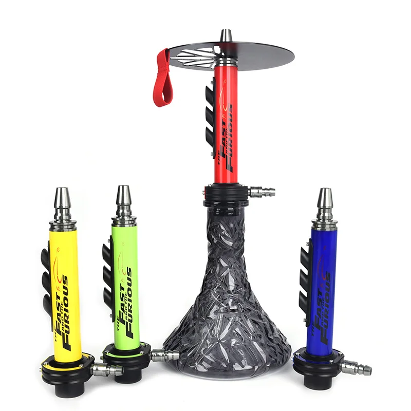 New Hookah Set Shisha Narguile Cachimbas Sheesha Chicha Stem El Bomber ...