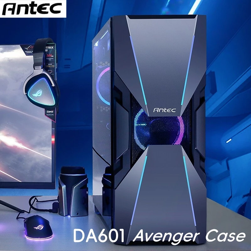 Antec-PC-Case-DA601-Chassis-Dark-Series-Mid-Tower-Tempered-Glass-Side ...