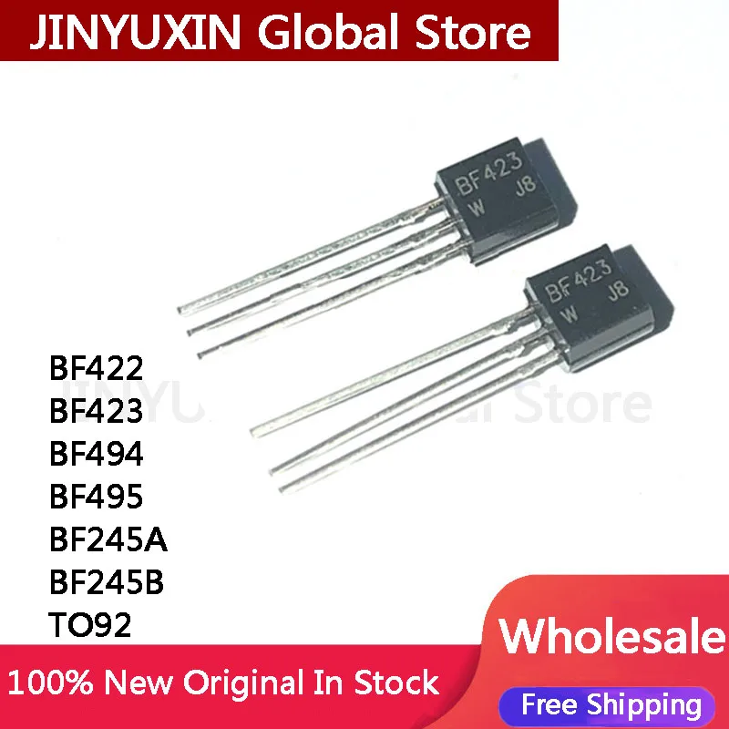 100PCS-BF422-BF423-BF494-BF495-BF245A-BF245B-TO92-New-Original-In-Stock ...