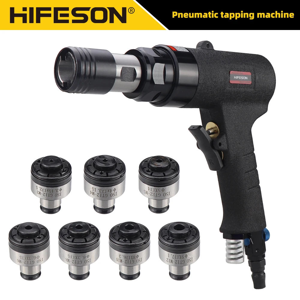 HIFESON Pneumatic Tapping Machine Air Tapping Drill Screw Tapping Tools ...