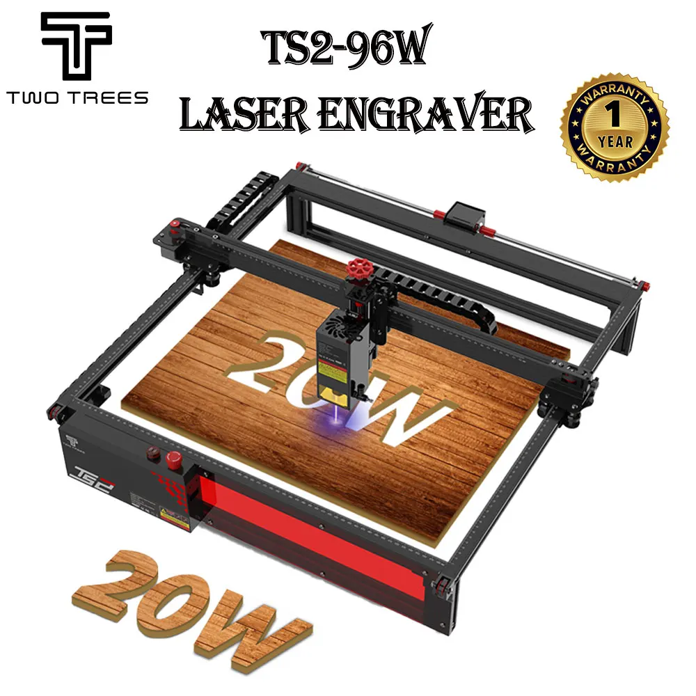 TWOTREES-TS2-130W-CNC-Laser-Engraver-Engraving-Cutting-Machine-Built-in ...