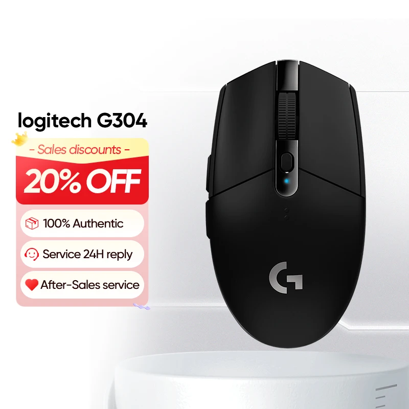 Logitech-G304-G305-Wireless-Gaming-Mouse-PC-Gamer-12000DPI-Hero-Sensor ...