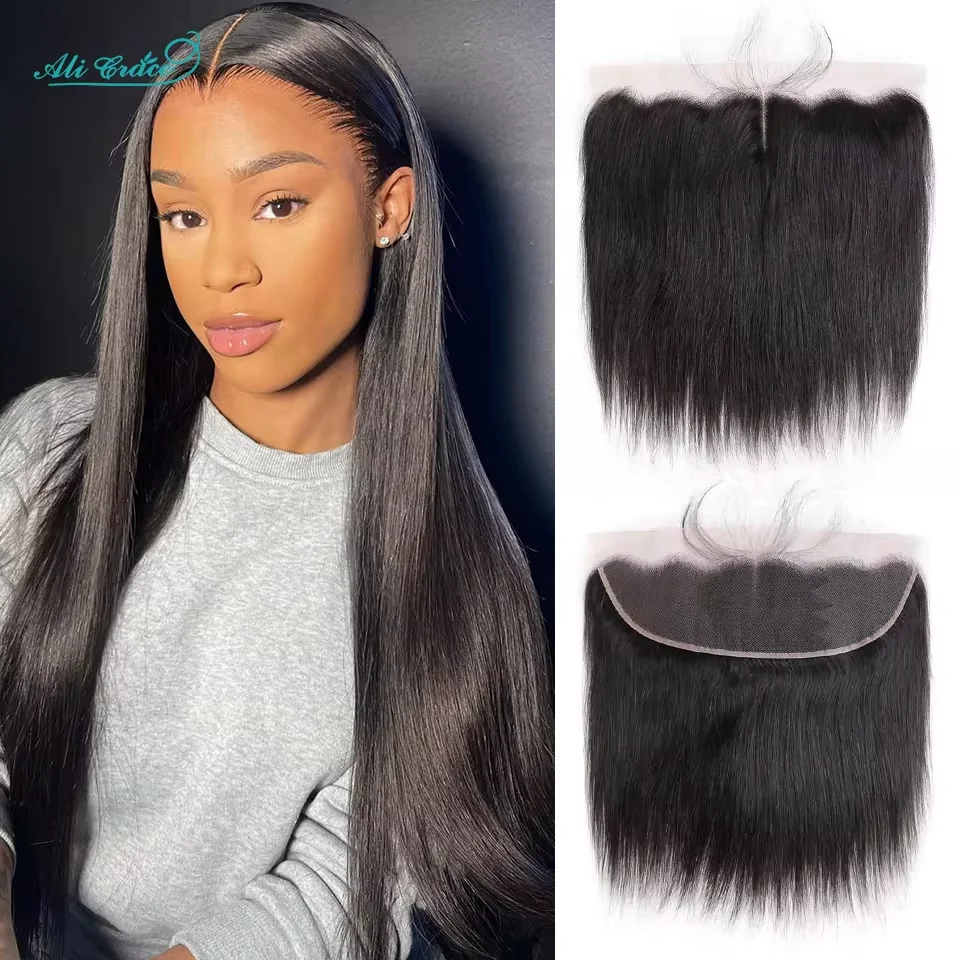 ALI-GRACE-Hair-HD-Lace-Frontal-13X4-Brazilian-Straight-Hair-Ear-To-Ear ...