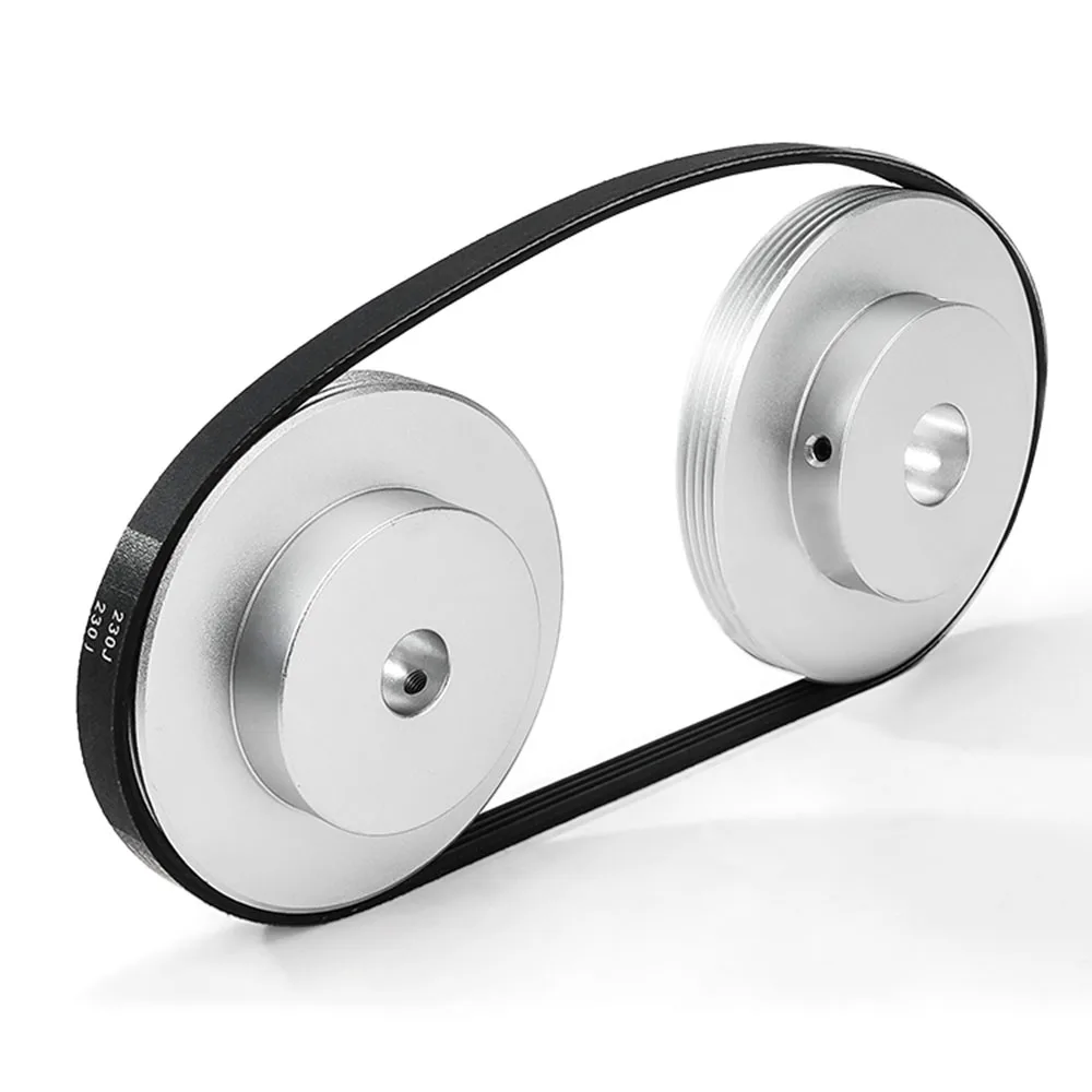 4PJ Multi Wedge Wheel PJ Belt Pulley 4 Slots Motor Shaft 4 Peak Groove ...