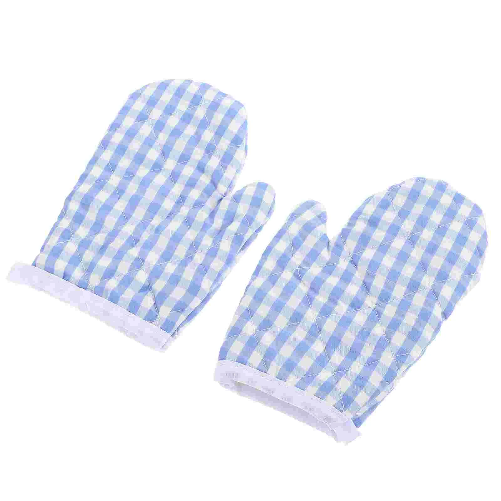 2 Pcs Nativity Toys Kids Cute Oven Mitts Para Mesa Baking Double Gloves ...