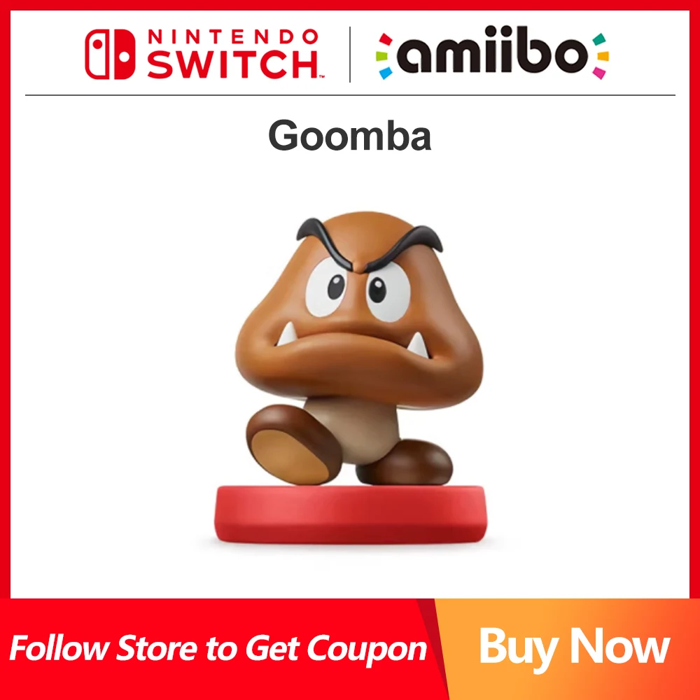 Nintendo Switch Amiibo Goomba for Nintendo Switch and Nintendo Switch OLED Game Interaction ...
