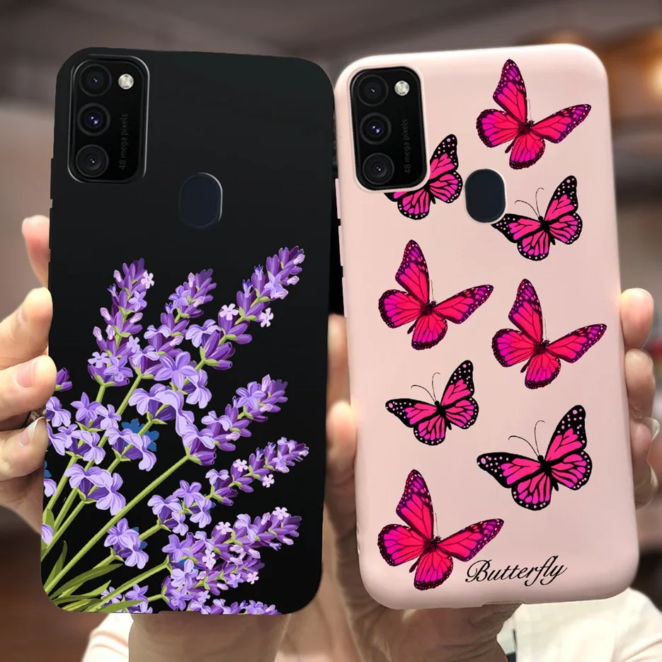 For Samsung Galaxy M30s Case Samsung M21 M31 M51 Luxury Candy Painted ...
