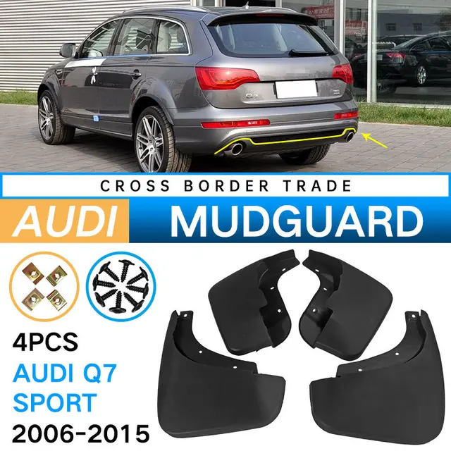 Auto Mud Flaps For Audi Q7 4L 2007 - 2015 Base/Sport Model Mudflaps ...