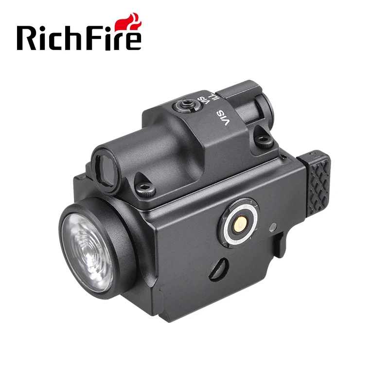 Richfire-Rechargeable-Weaponlight-Magnetic-Charging-1000LM-Laser-Light ...