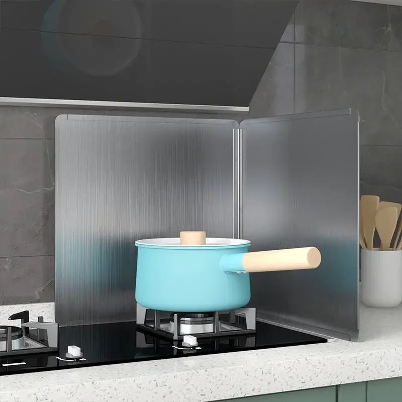 Folding-Type-Kitchen-Gas-Stove-Baffle-Frying-Oil-Splashing-Stainless ...