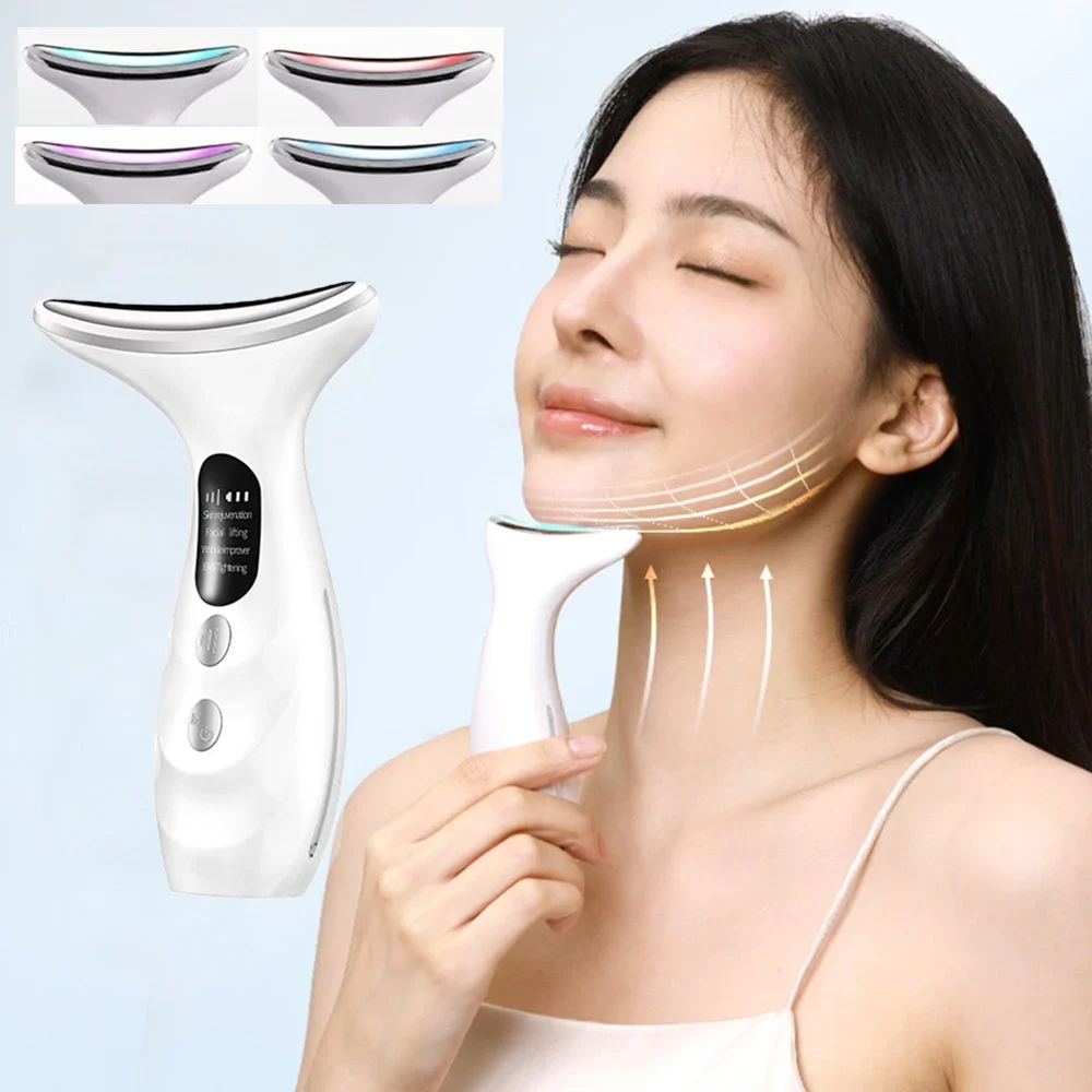 4-Color-Neck-Beauty-Device-EMS-Face-Lifting-Machine-Double-Chin-Remover ...
