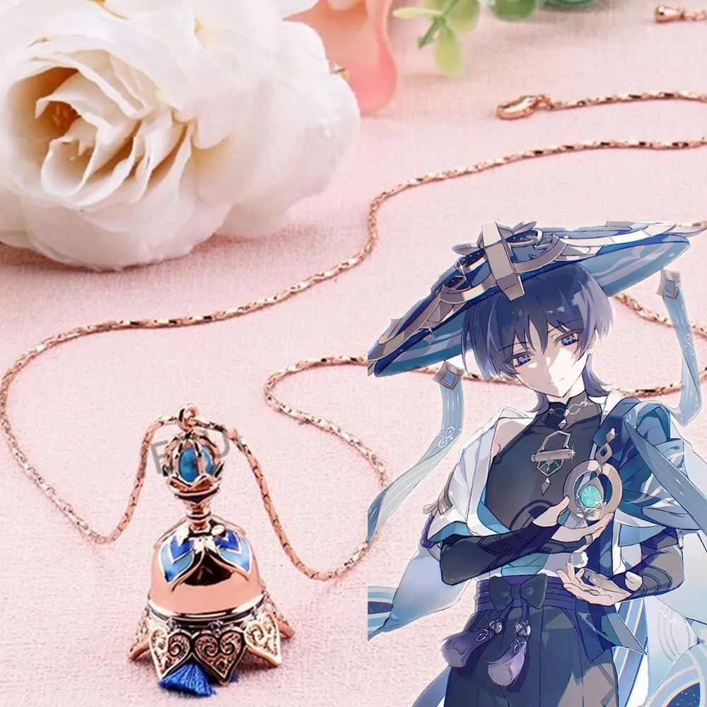 Game Genshin Impact Scaramouche Wanderer Necklace Cosplay Small Bell ...