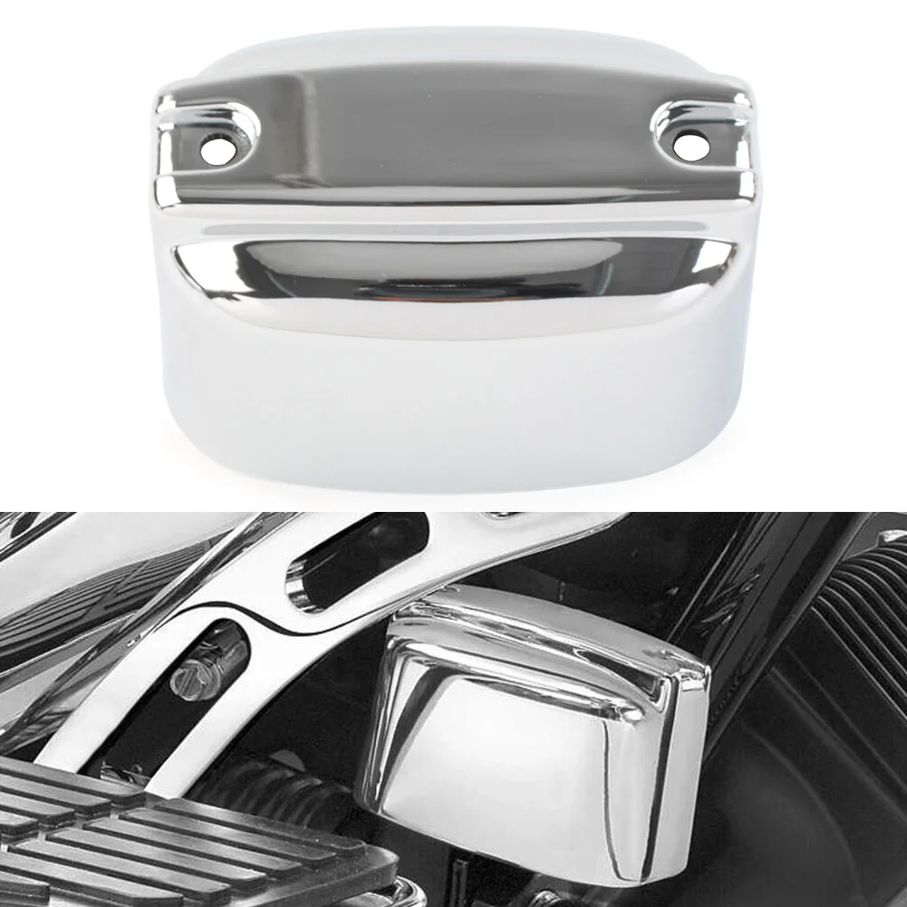 Chrome-Motorcycle-Rear-Brake-Master-Cylinder-Cover-For-Harley-Davidson ...