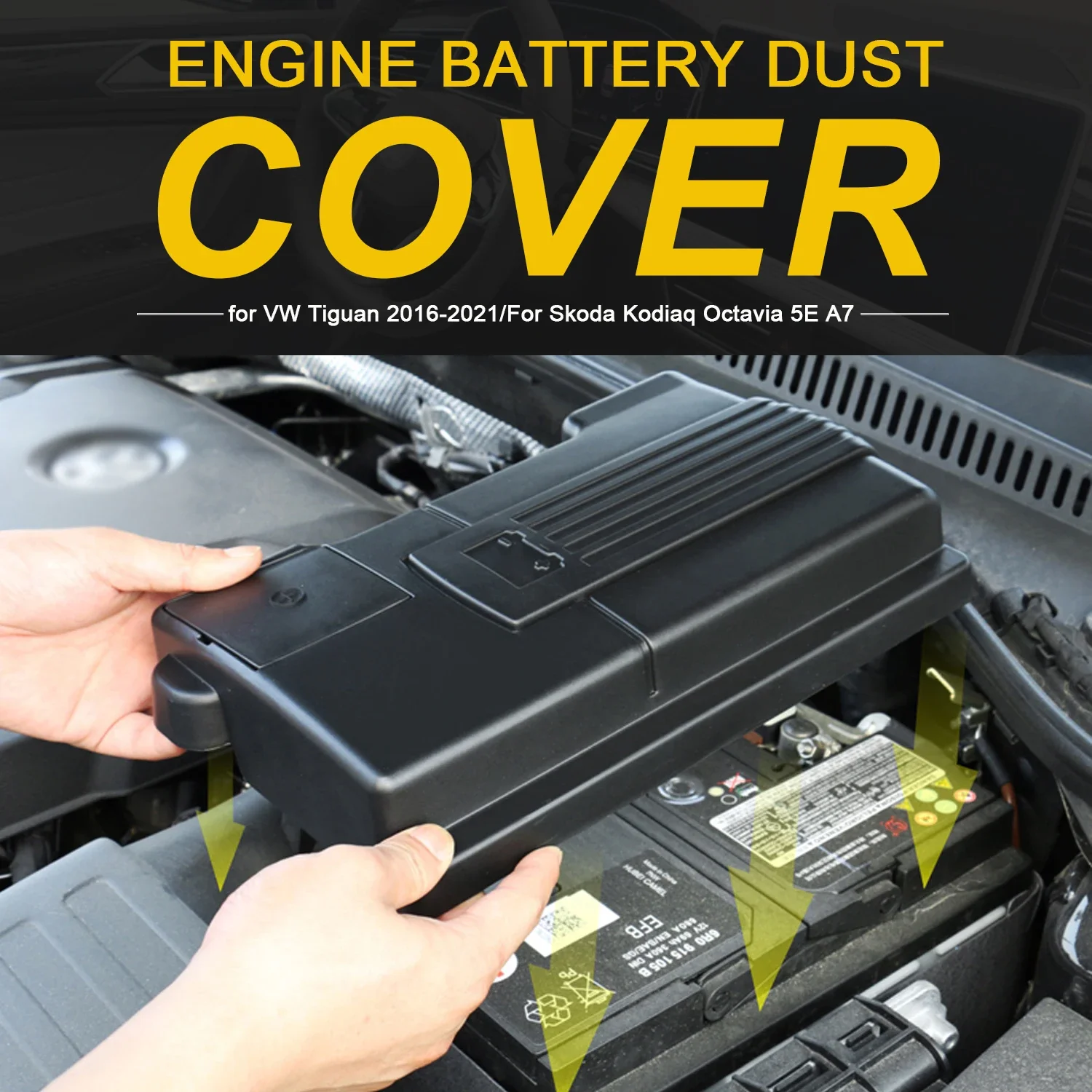 Engine-Battery-Dust-Cover-Negative-Electrode-Waterproof-Protective ...