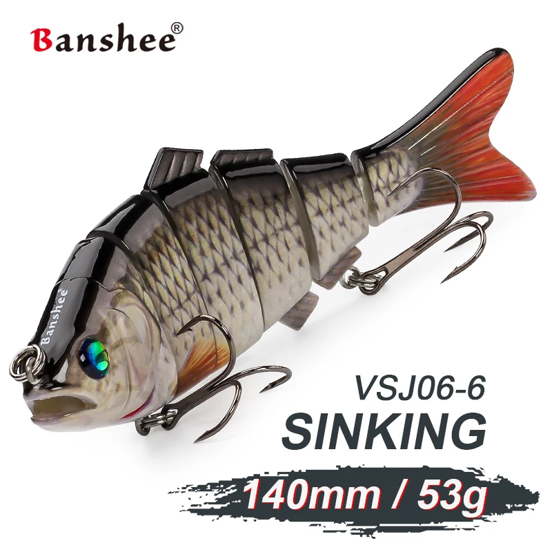 Banshee señuelos artificiales para pesca, Wobblers de Lucio de 140mm y ...