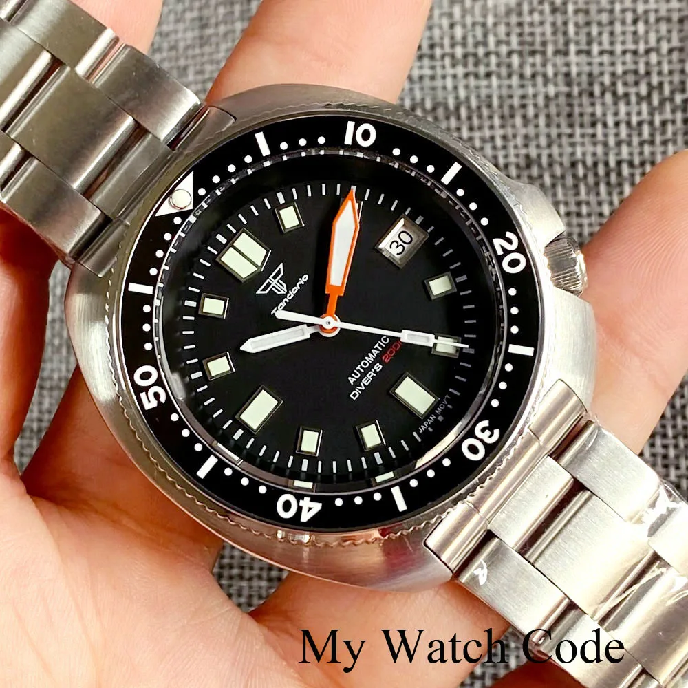 Tandorio-NH35-PT5000-Captain-Water-Resistant-200M-Dive-Mechanical-Watch ...