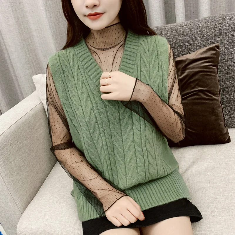 Sexy Women See Through Transparent Mesh Tops Long Sleeve Sheer Slim ...