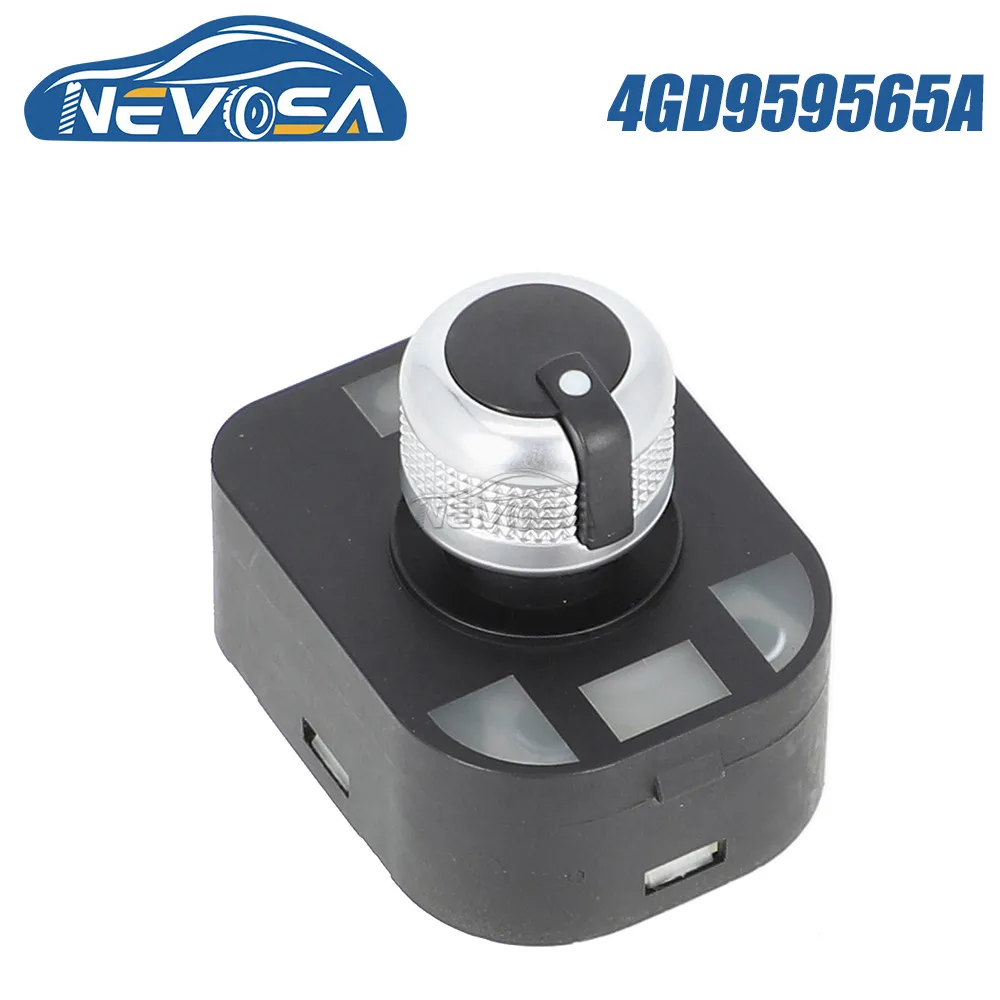 NEVOSA-4GD959565A-For-Audi-A6-A7-R8-RS6-RS7-A8-New-Driver-Mirror-Knob ...