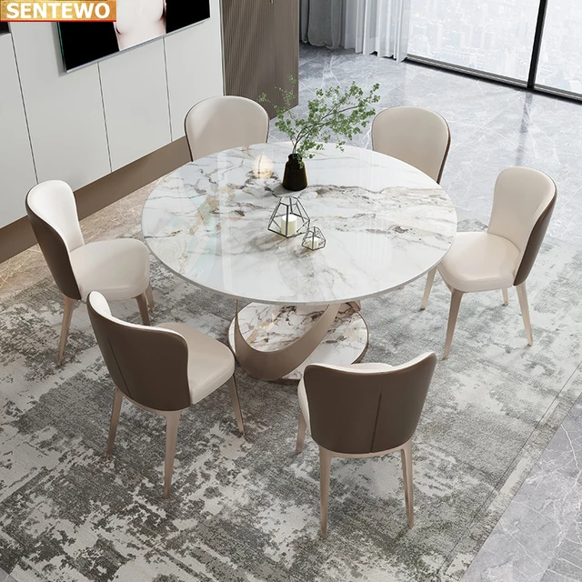 Marble Slab Dining Table