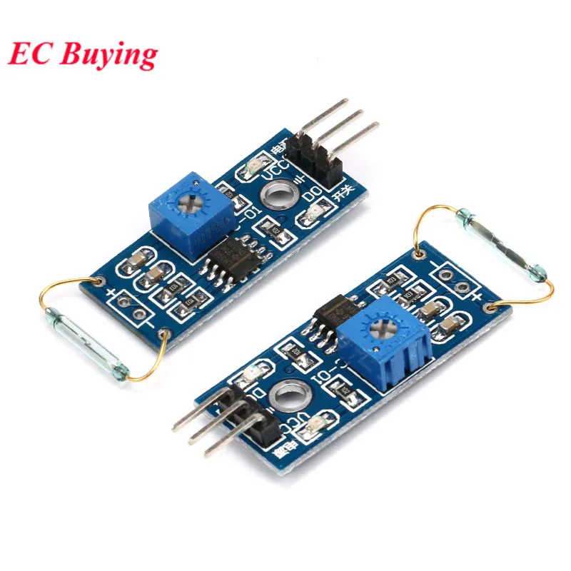 2pcs Lm393 Reed Sensor Module Y213 Magnetron Module Reed Switch ...