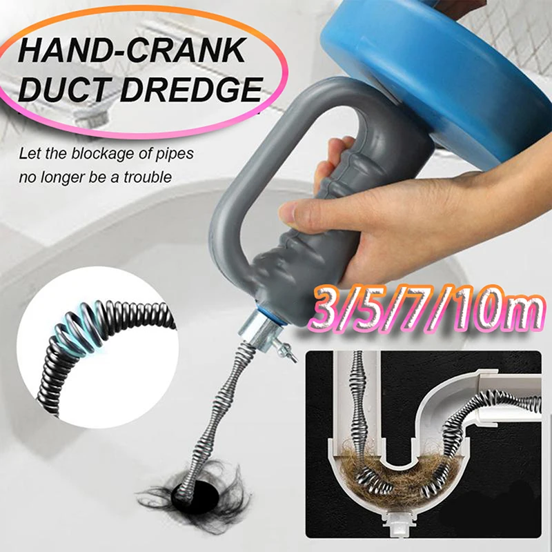 Manual-Sewer-Blockage-Cleaner-Pipe-Plunger-Handheld-Cleaner-Ferramentas ...